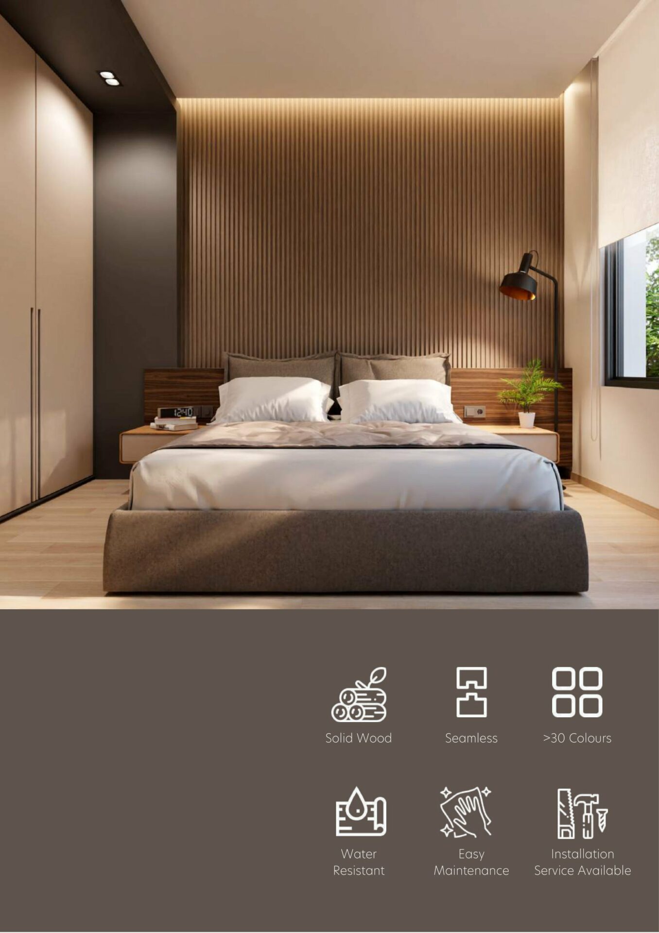 WOOD FLUTED PANEL – AM Furnishing